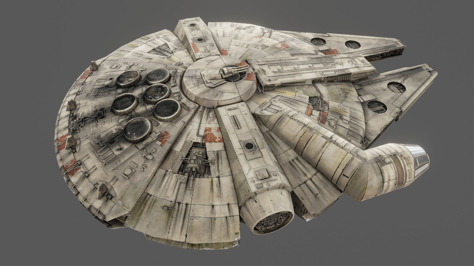 Star Wars Millennium Falcon 3D model | CGTrader