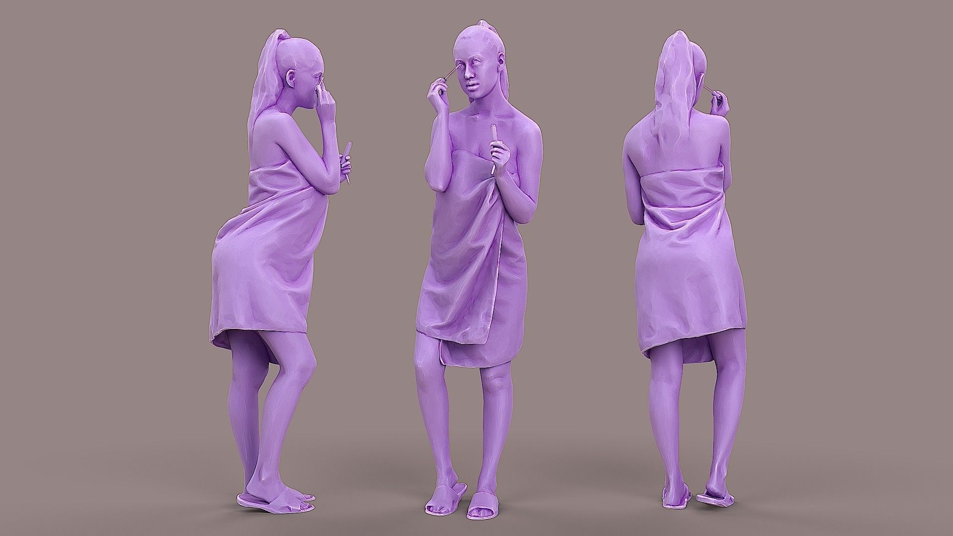 My lovely lady lumps 3D model | CGTrader