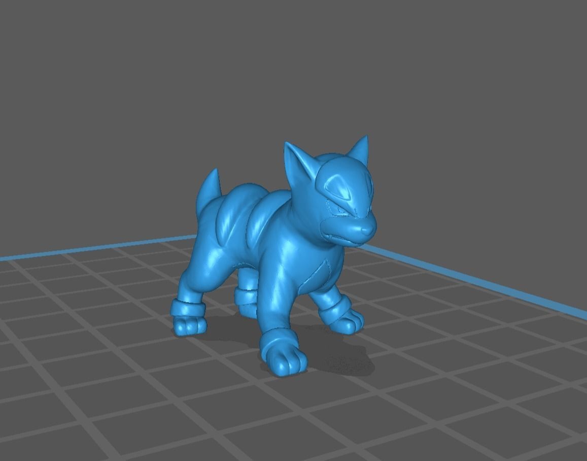 Houndour pokemon 3D print model 3D model 3D printable | CGTrader