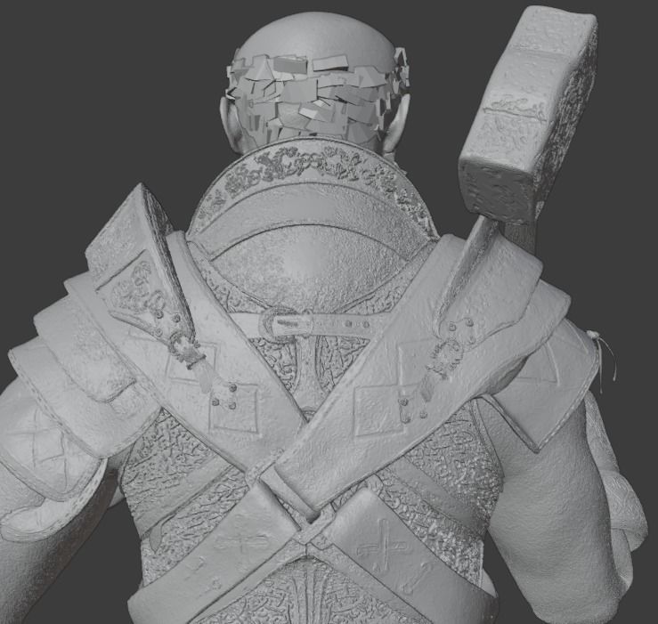 Brok - God Of War 3D model 3D printable | CGTrader