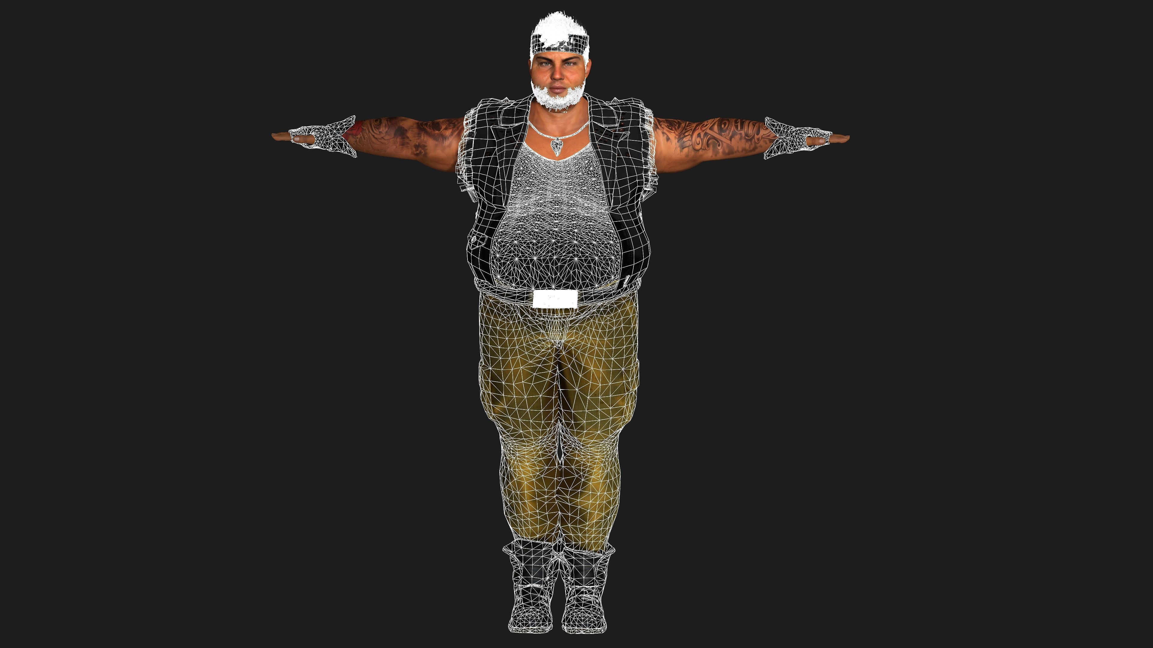 3D model AAA 3D REALISTIC FAT MALE CHARACTER 01 - RIGGED GAME READY GTA ...