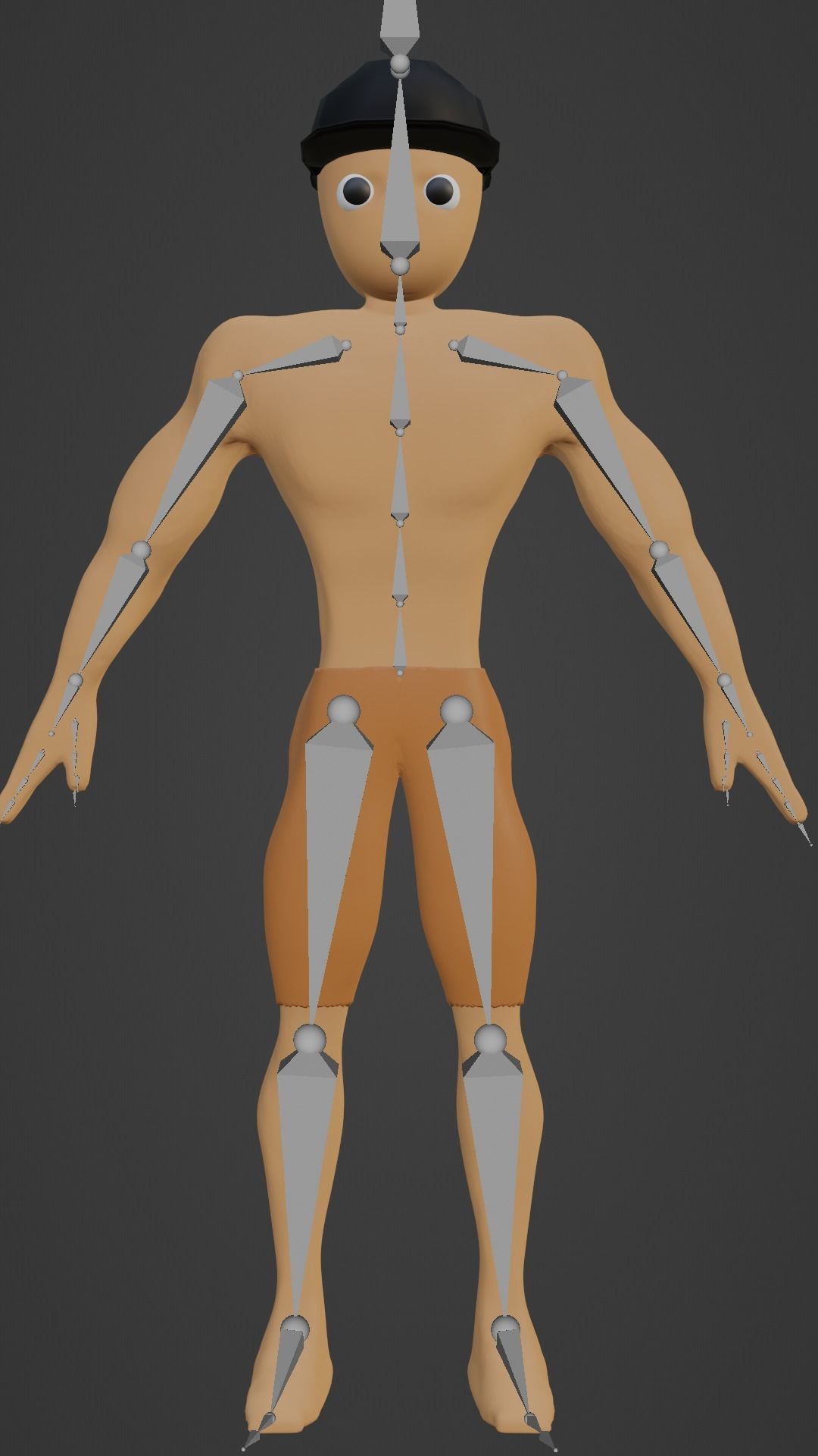 Strong Man Character rigged free 3D model animated rigged | CGTrader