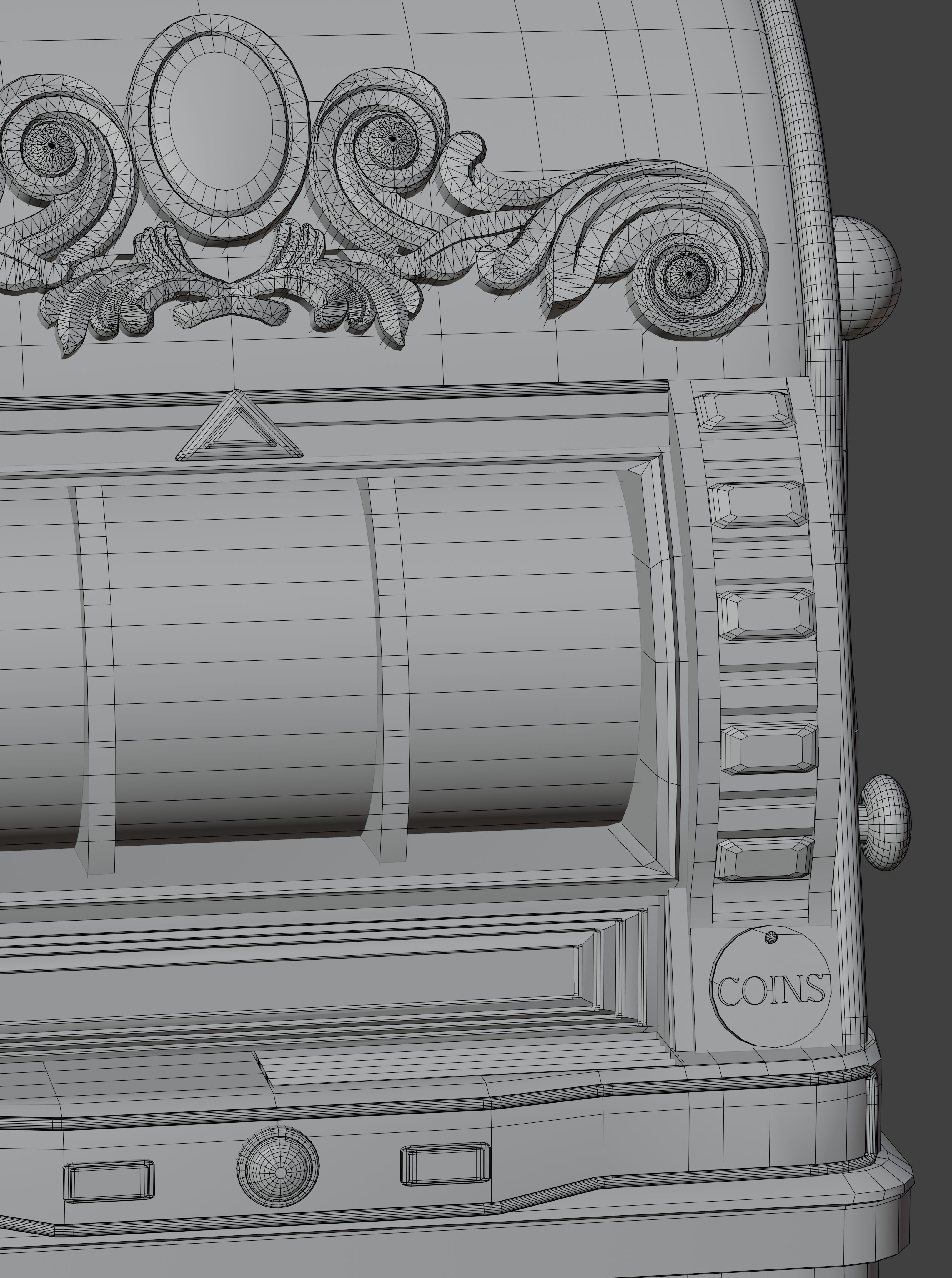 3D model Vintage Stylized Casino Slot Machine VR / AR / low-poly | CGTrader