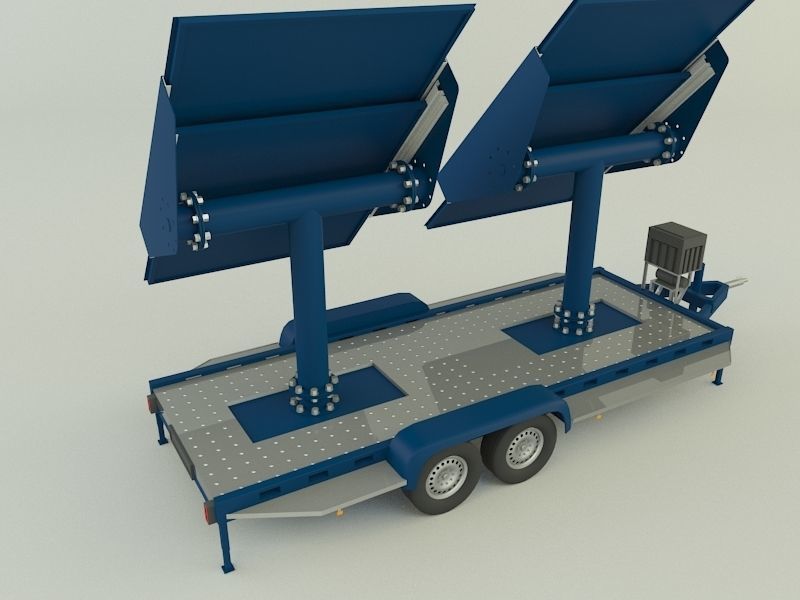 Solar panel carrier 3D model | CGTrader
