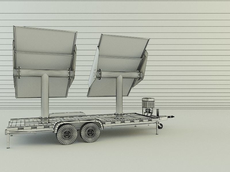Solar panel carrier 3D model | CGTrader