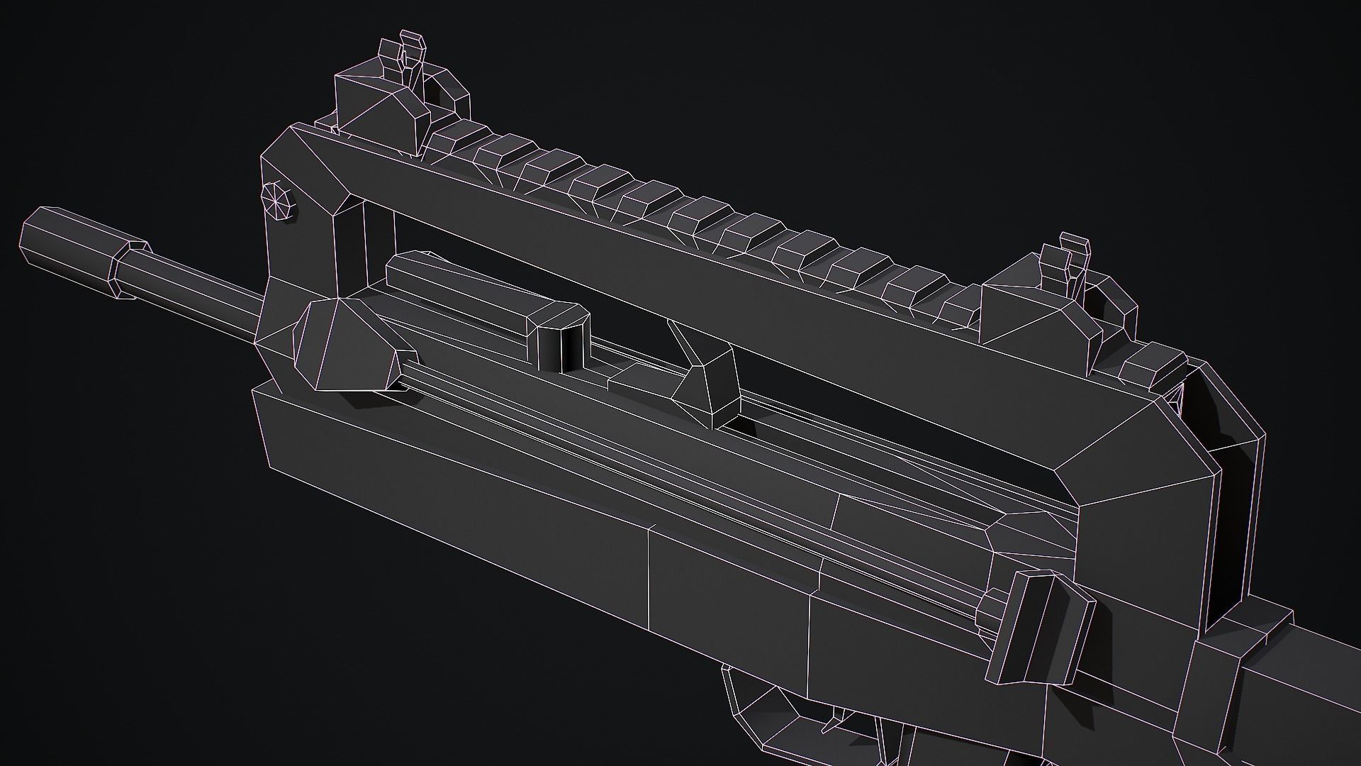 3D model Famas F-1 Assault Rifle - Low Poly Game Ready VR / AR / low ...