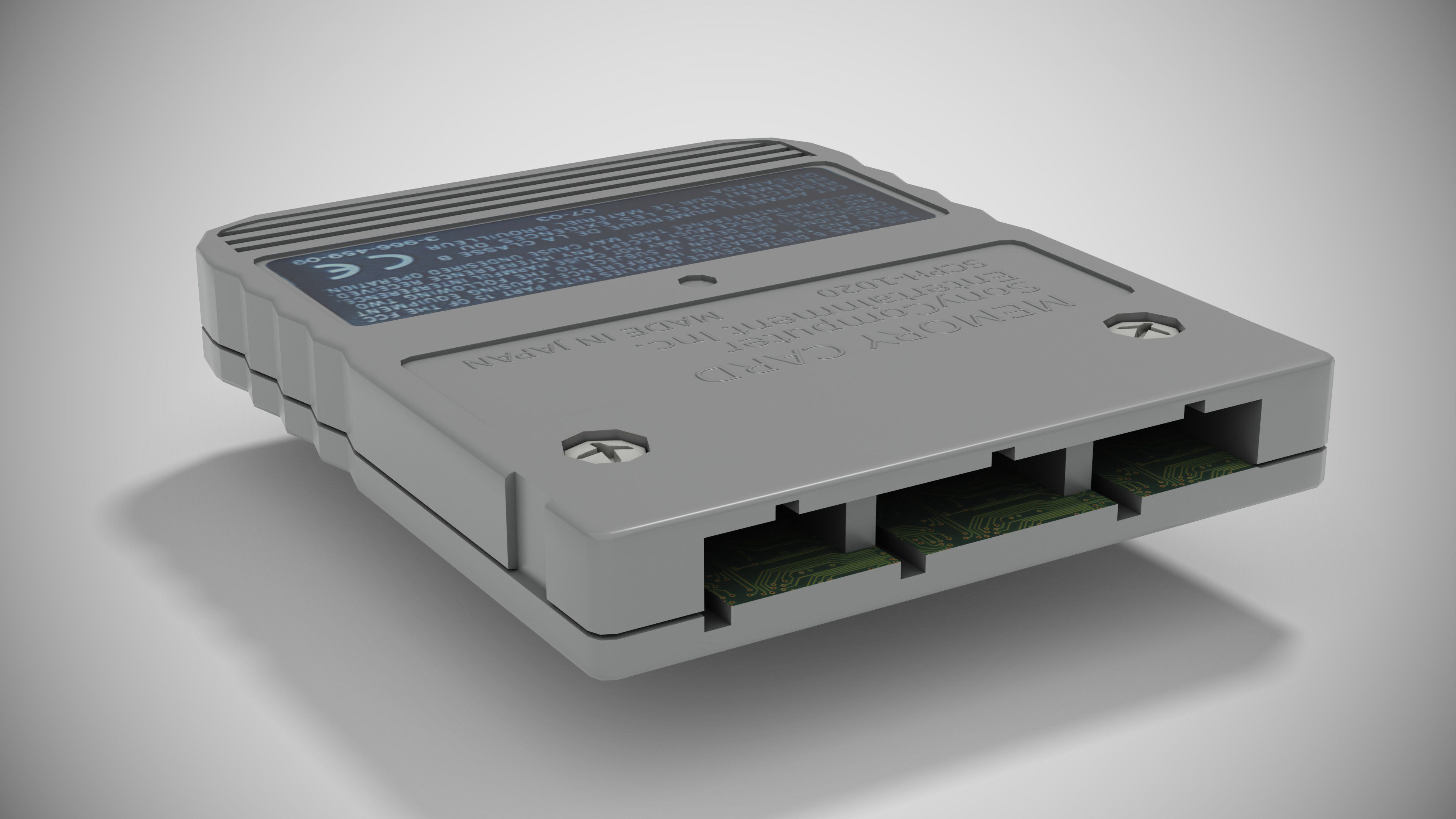 3D model Sony PlayStation PS1 SCPH-1002 VR / AR / low-poly | CGTrader