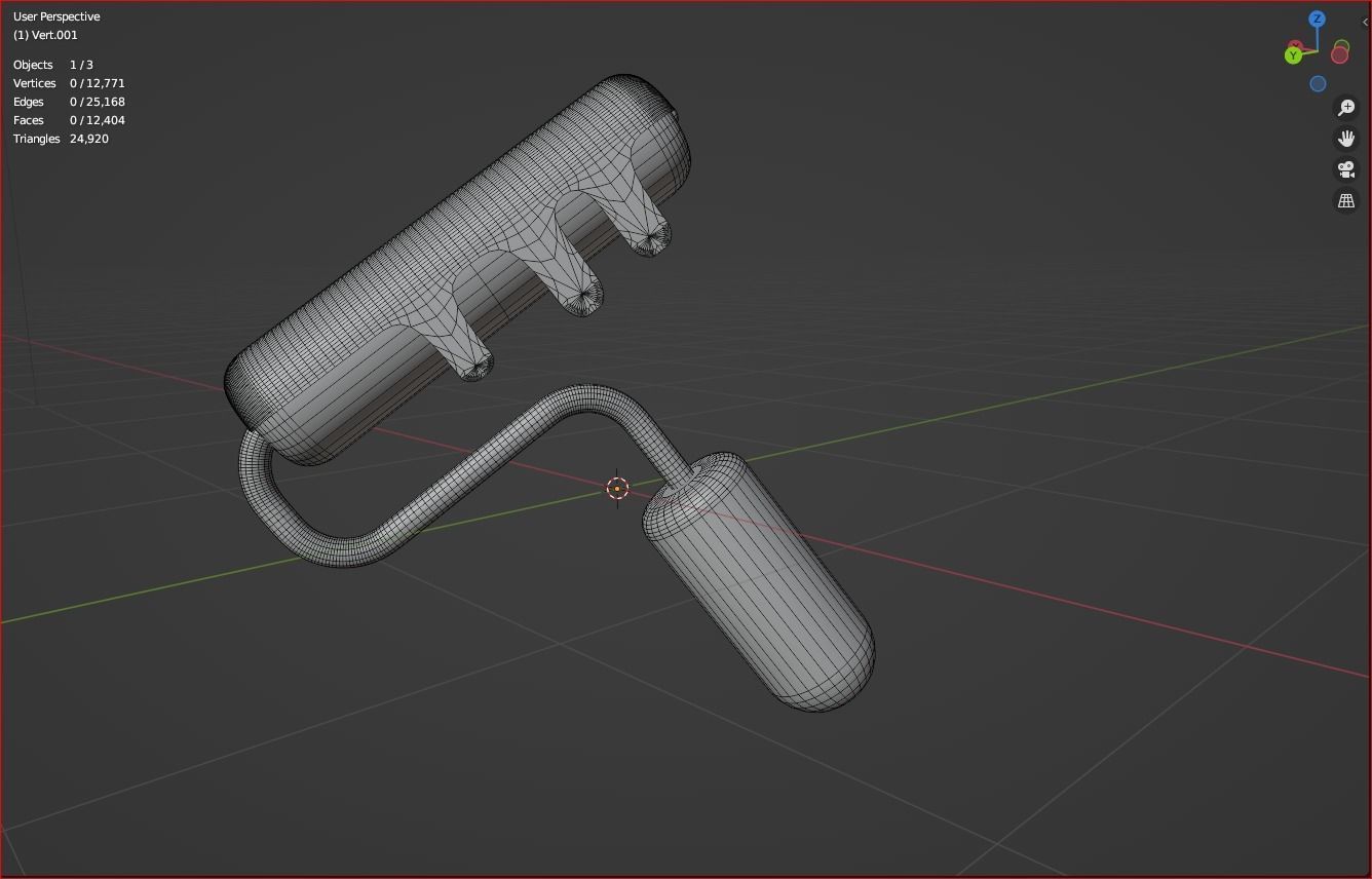 3d Paint roller 3D model | CGTrader