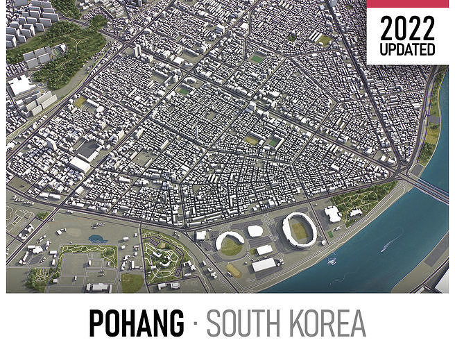 3D model Pohang VR / AR / low-poly | CGTrader