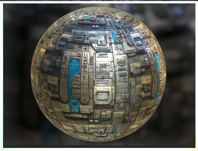 Texture PBR Sci-Fi Seamless Realistic Material SBSAR 4k Texture 024 VR ...