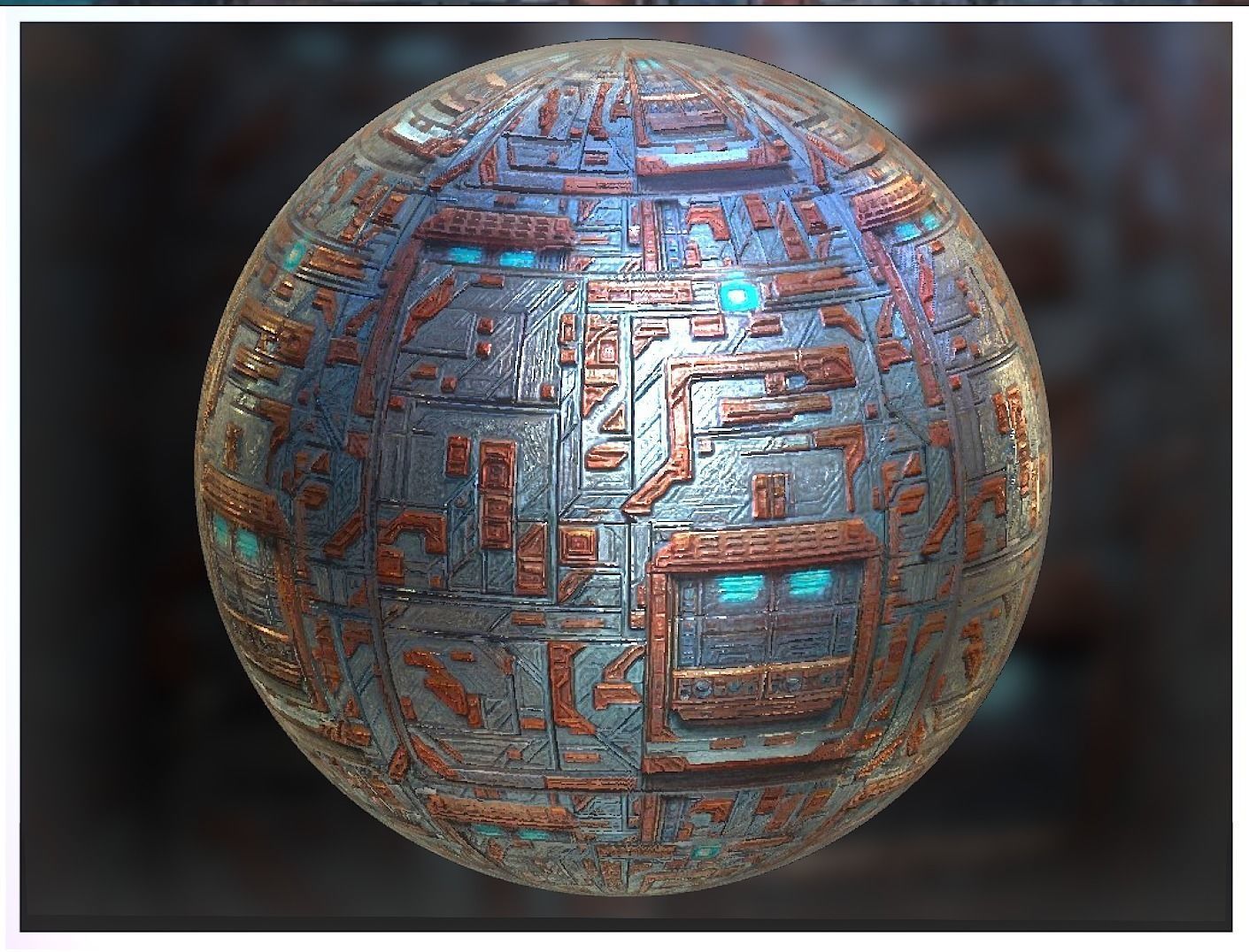 Texture PBR Sci-Fi Seamless Realistic Material SBSAR 4k Texture 013 VR ...