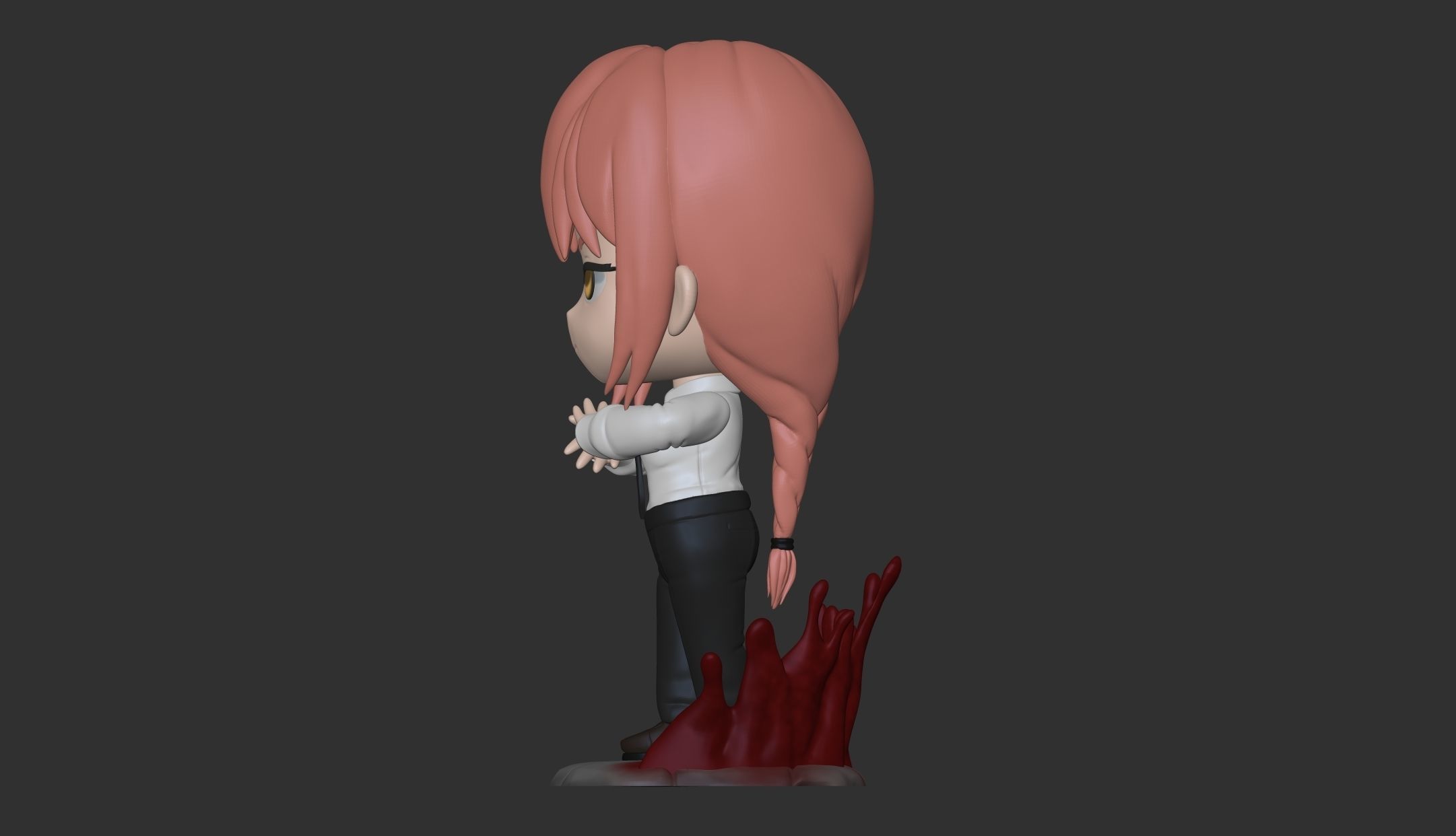 Makima Chainsaw Man 3D model 3D printable | CGTrader