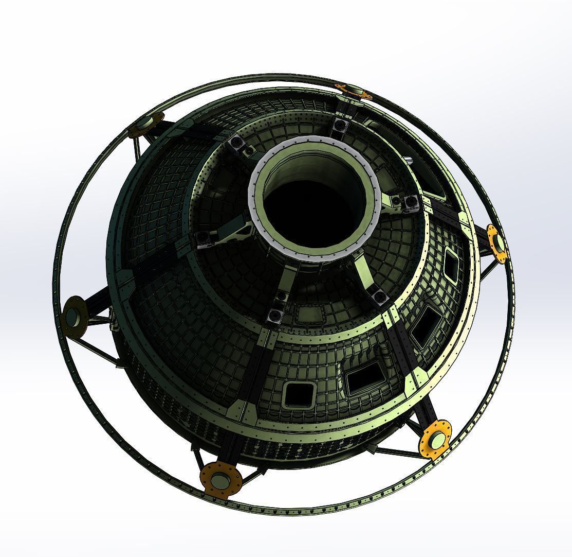 NASA Orion - Artemis Crew Capsule Structure - 17 Detailed Parts 3D ...