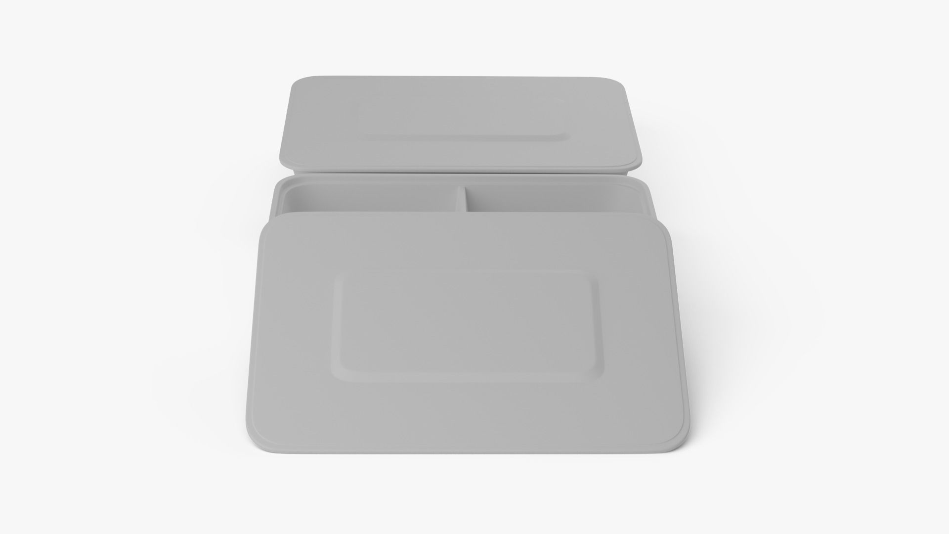 3D model Rectangle Meal Prep Container 5 VR / AR / low-poly | CGTrader