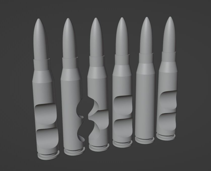 Bullet Puzzle Design For 3D Printing 3D model 3D printable | CGTrader