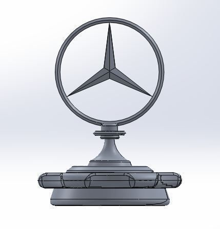 Mercedes Star free 3D model | CGTrader