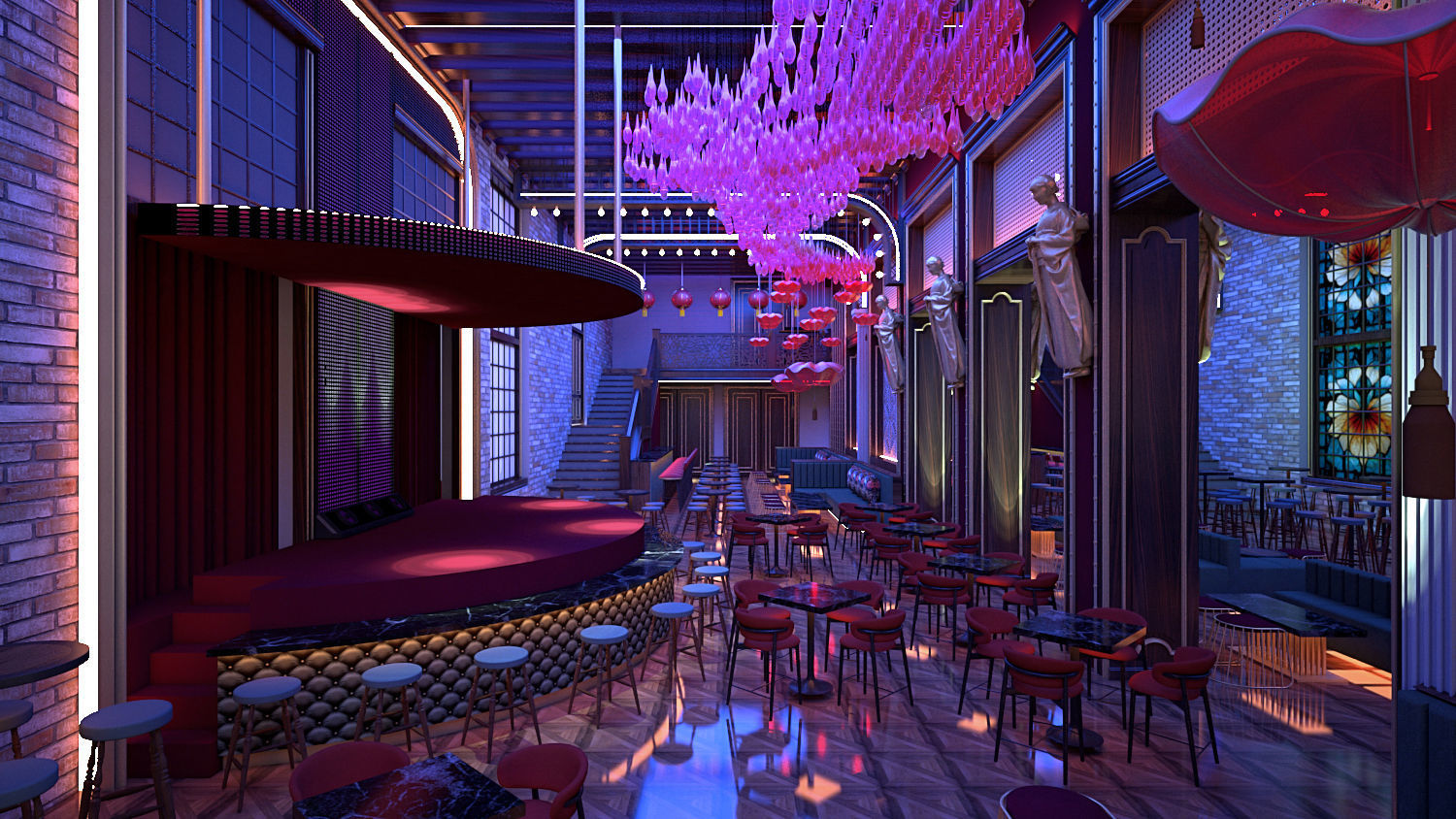 Night Club 3D model | CGTrader