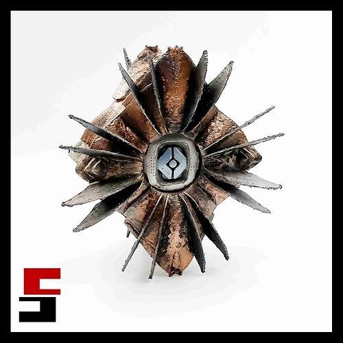 DESTINY 2 Rust Punk SHELL GHOST EXOTIC SHELL 3D model 3D printable ...