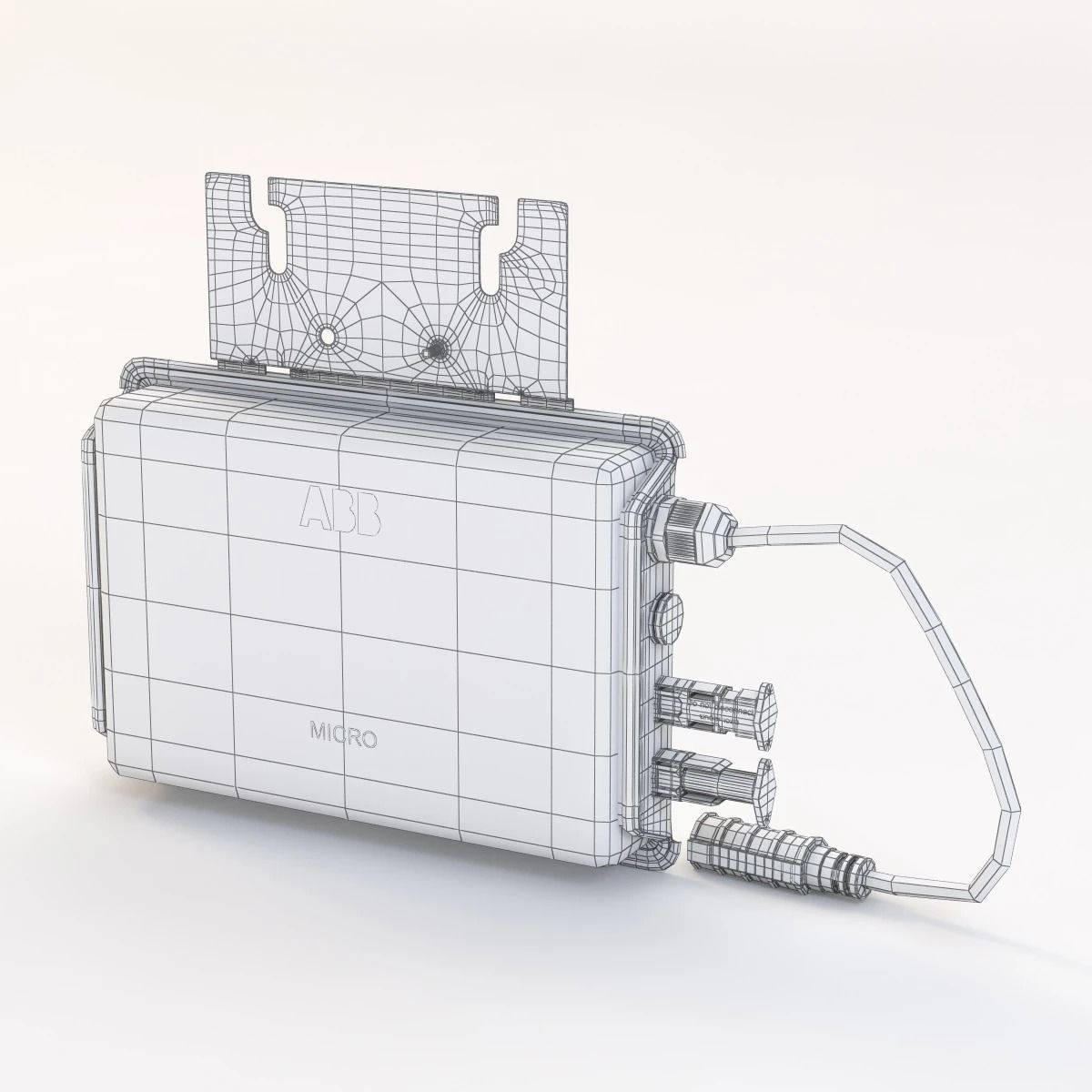 ABB Solar Inverter 3D model | CGTrader