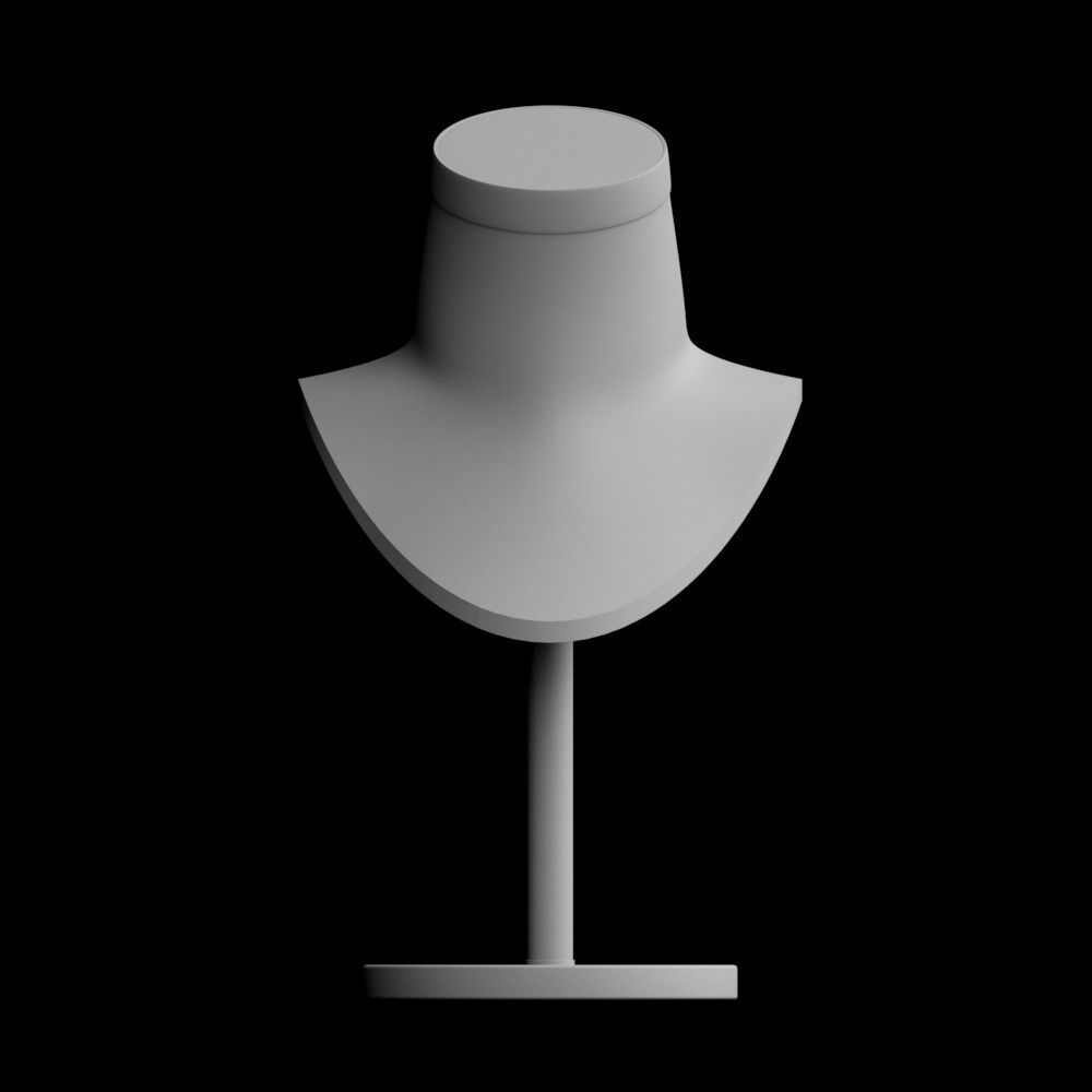 Necklace stand collection 3D model | CGTrader