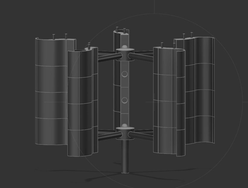 Modular wind generator 3D model 3D printable | CGTrader