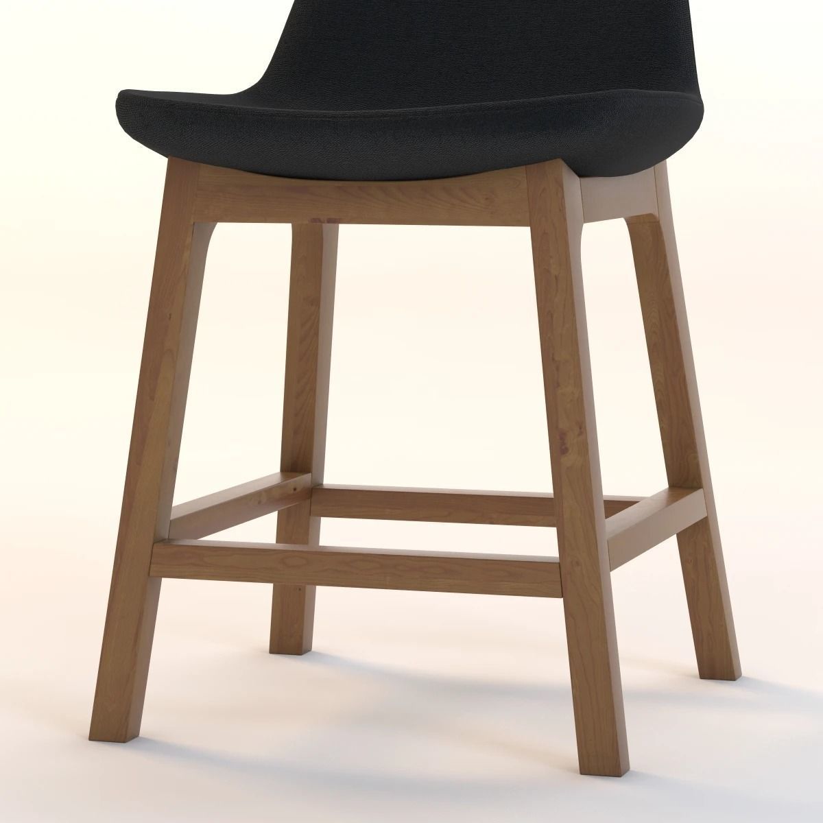 Eiffel Wood Stool 3D model | CGTrader