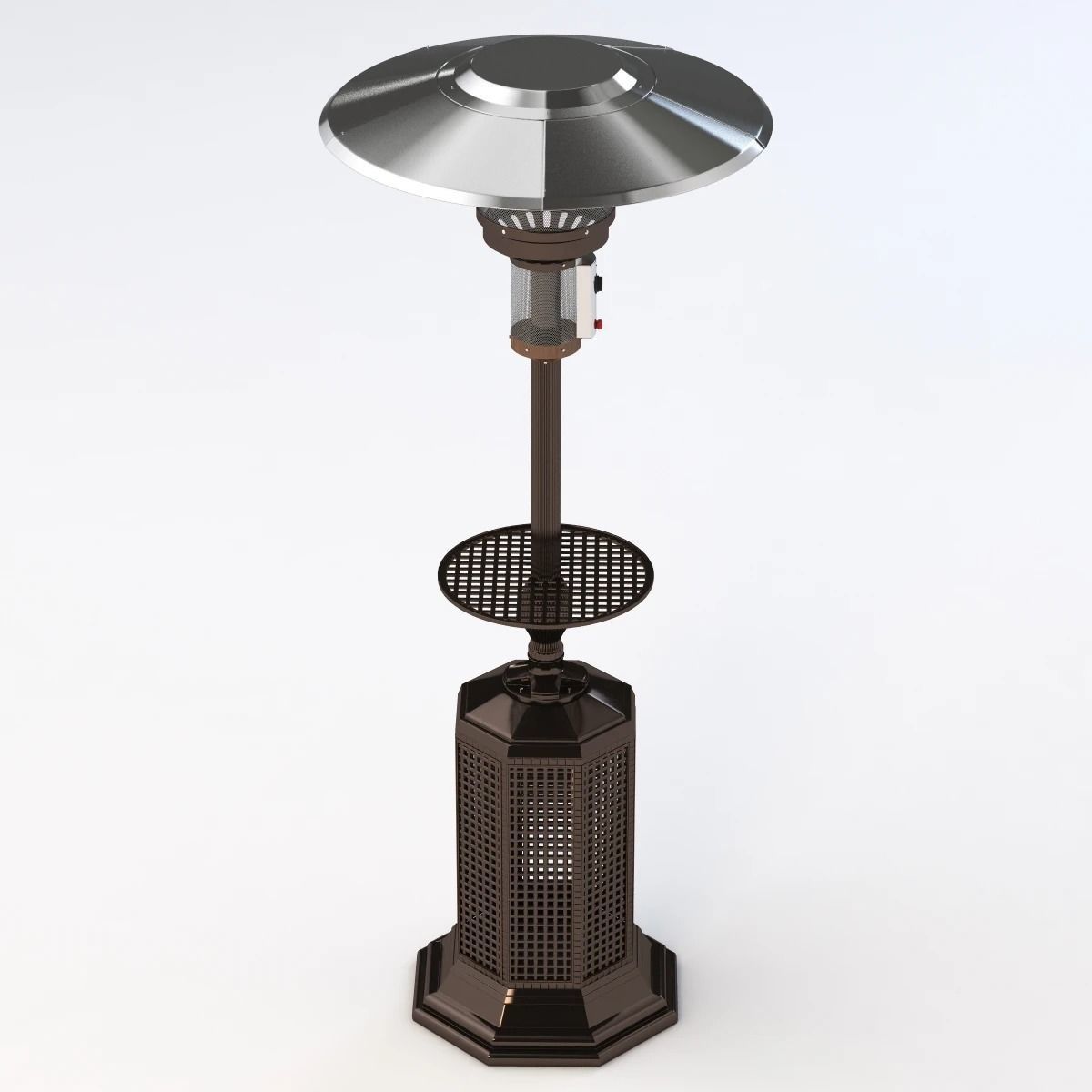 Cast Aluminum Heater 3D model | CGTrader