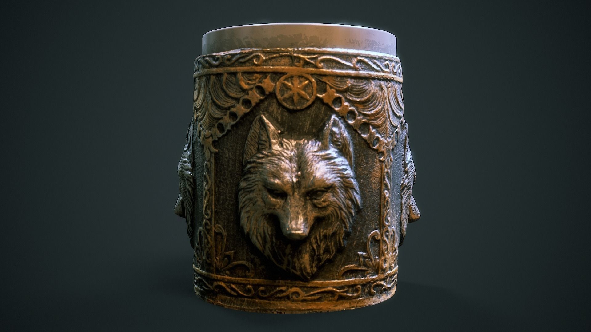 3D model Fantasy Cup VR / AR / low-poly | CGTrader