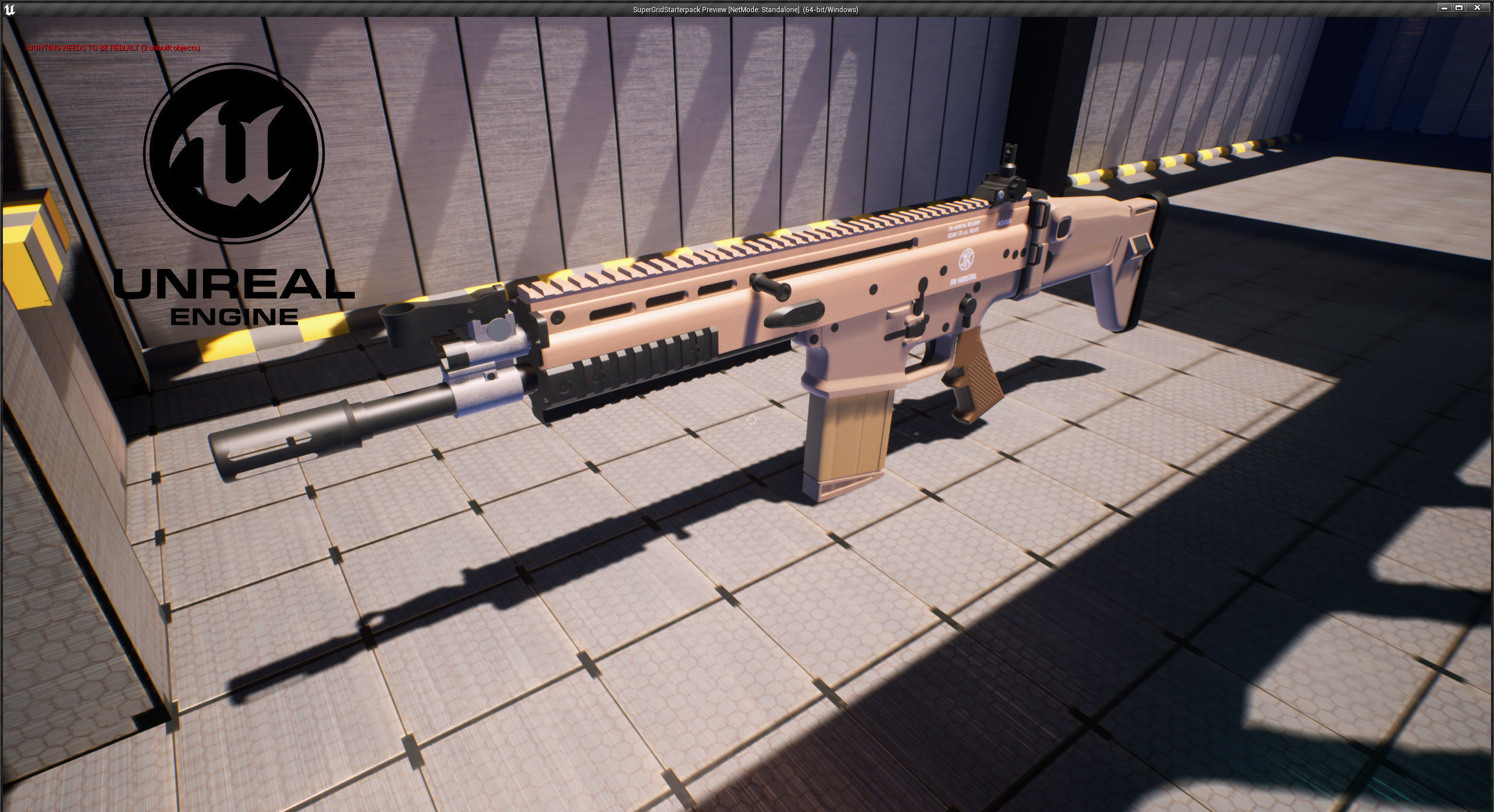 3D model FN SCAR Heavy Mk17 VR / AR / low-poly | CGTrader