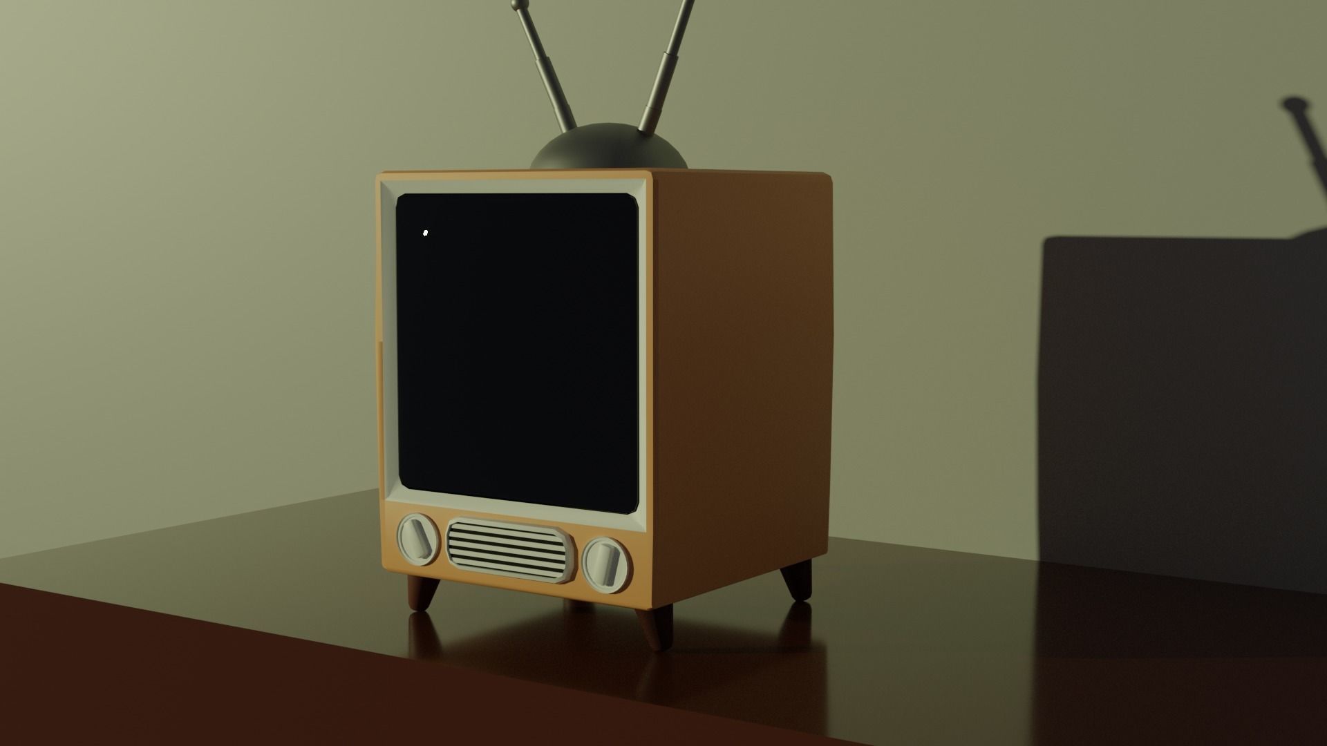 low-poly TV model retro free VR / AR / low-poly 3D model | CGTrader