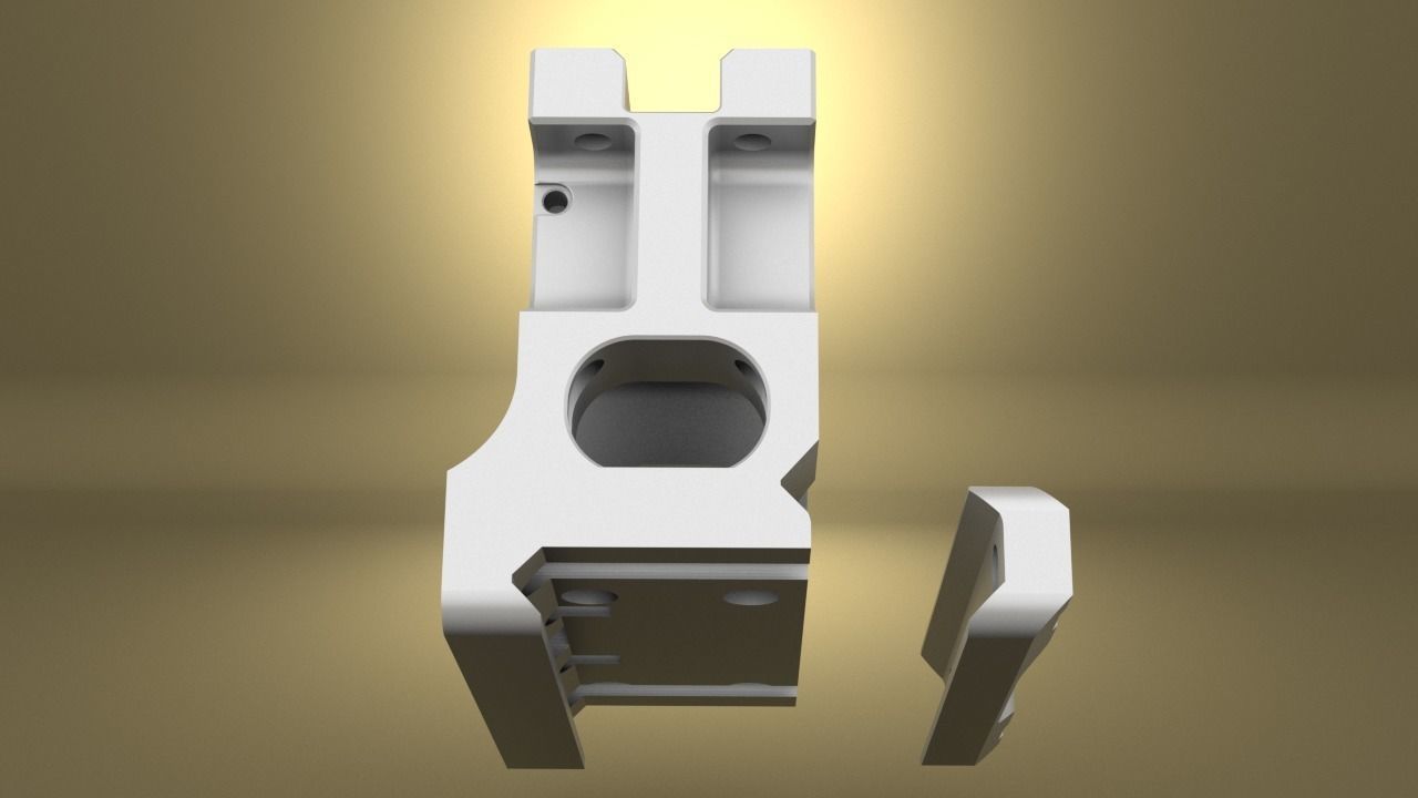 Airsoft Unity Tactical FAST MRO Mount body 3D model 3D printable | CGTrader