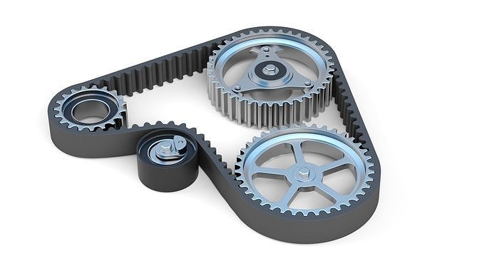 Car Timing Belt 3D model | CGTrader