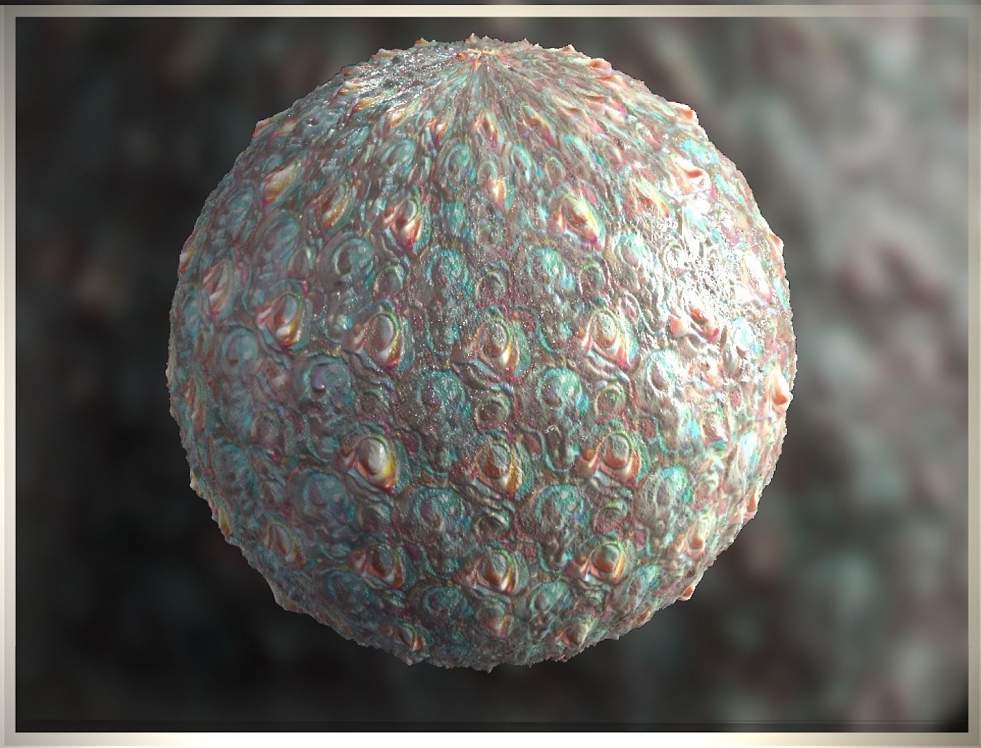 Texture PBR Skin Creature Alien Seamless Material SBSAR 4k Texture 49 ...