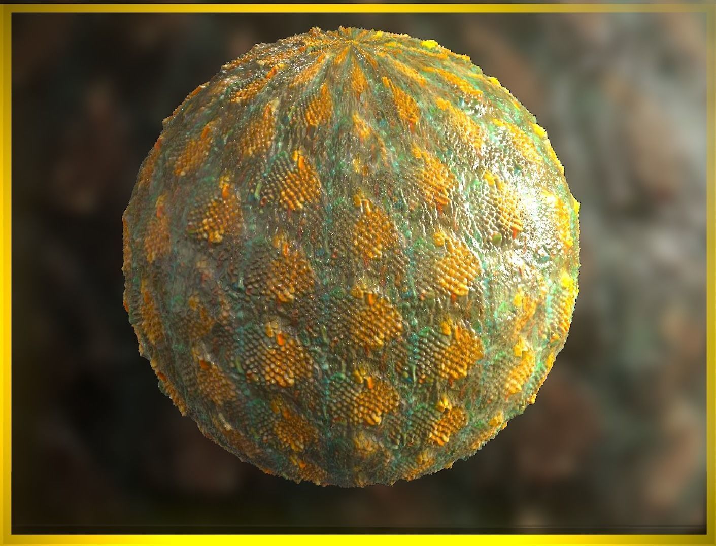 Texture PBR Skin Creature Alien Seamless Material SBSAR 4k Texture 43 ...