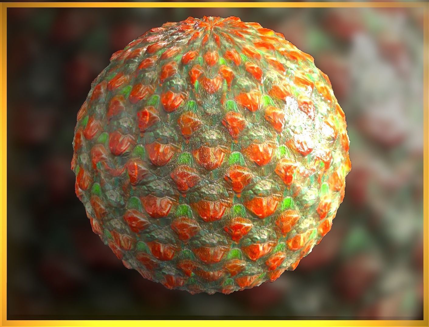 Texture PBR Skin Creature Alien Seamless Material SBSAR 4k Texture 34 ...