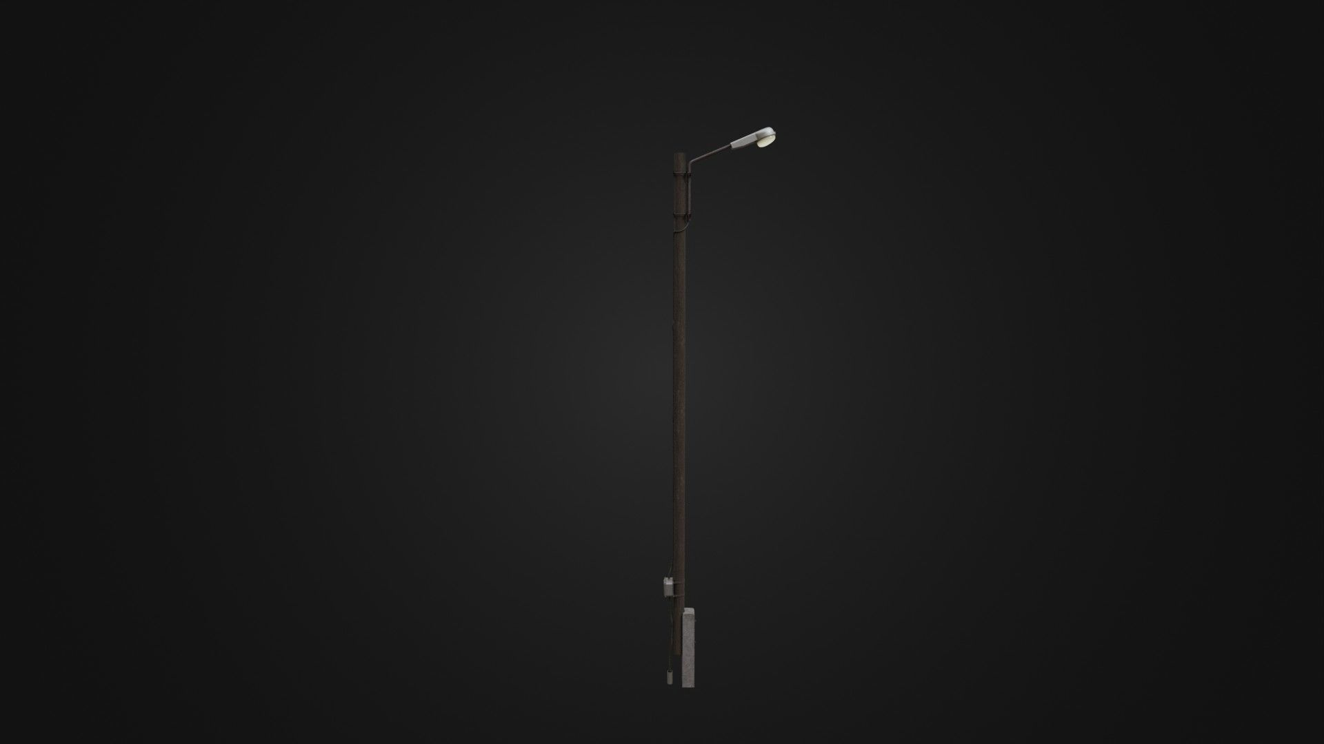 3D model Old Soviet Street Light 07 VR / AR / low-poly | CGTrader