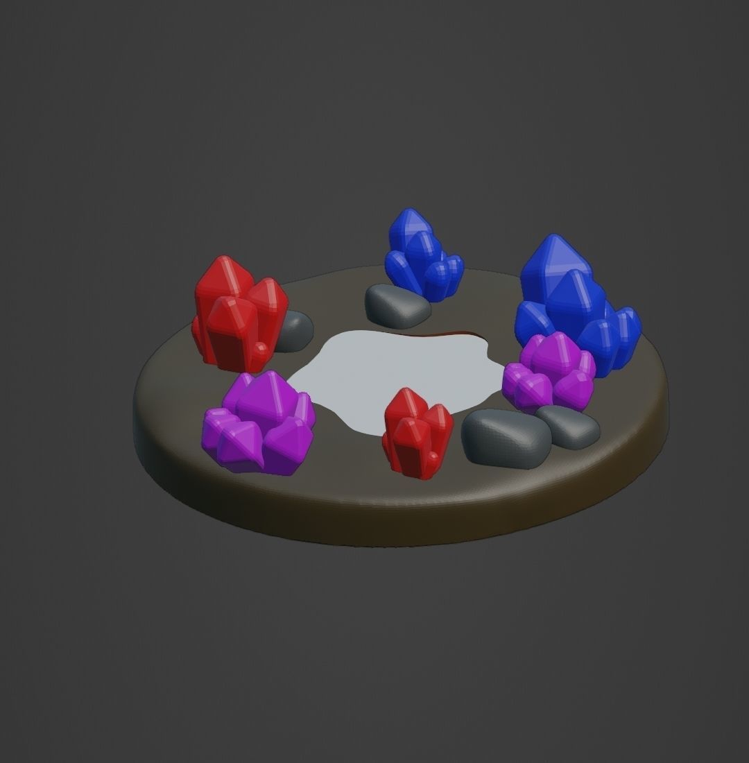 Pine tree tabletop terrain 3D printable free 3D model 3D printable ...