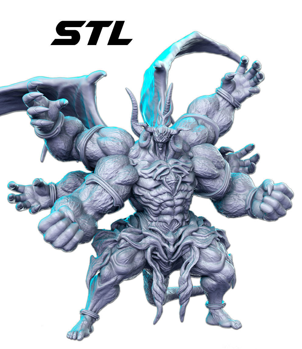 Sephirot XIV Final Fantasy 32mm Pre-supported 3D model 3D printable ...