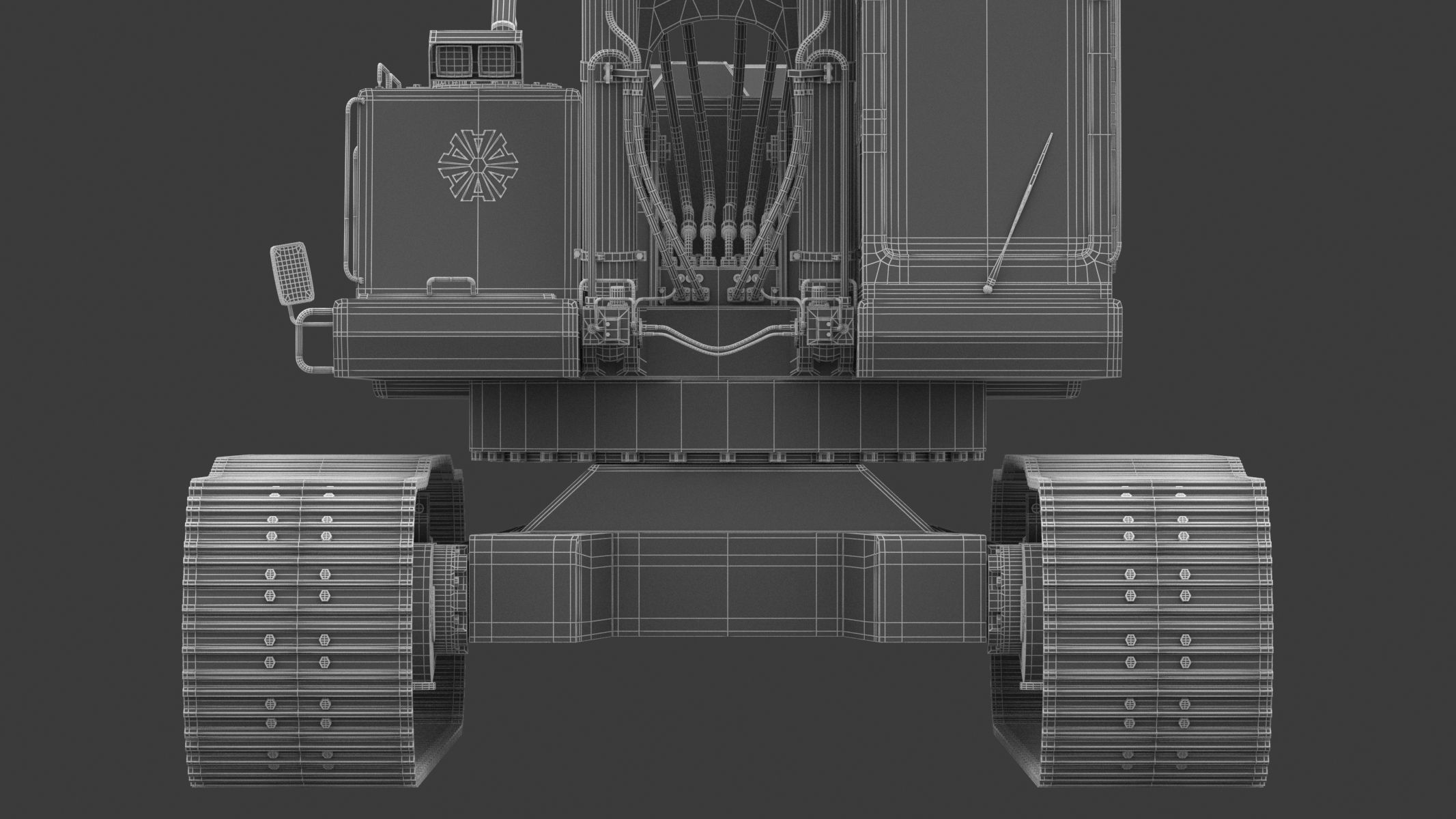 Akerman H25D Backhoe Excavator 3D model | CGTrader