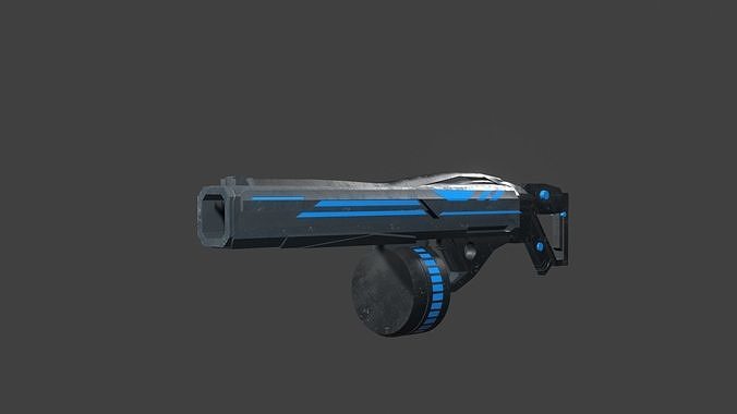 7 GUN SCIFI PACK free VR / AR / low-poly 3D model | CGTrader