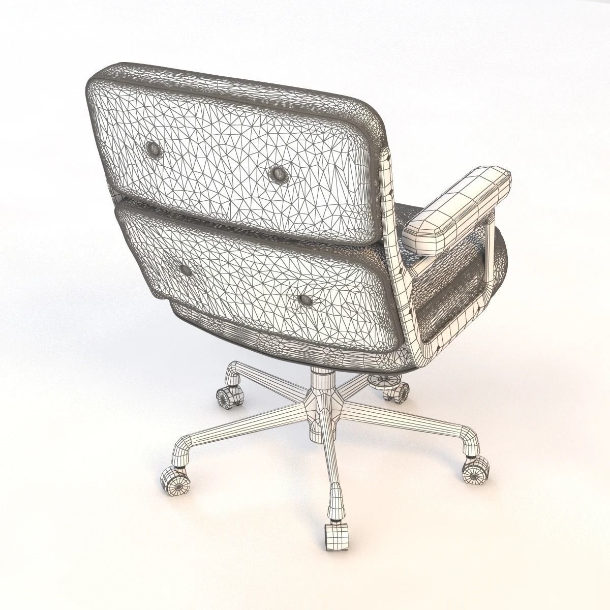 Herman Miller Eames Executive Chair V1 3D model | CGTrader