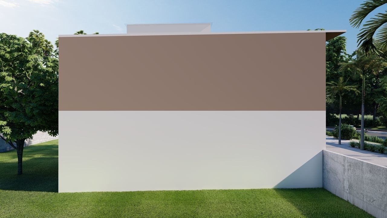 Minimalist House Design 6x12 Meters 2 Floors Plus Swimming Pool 3D ...