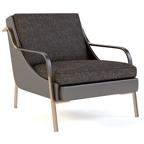 Harlow Lounge Chair 3D model | CGTrader