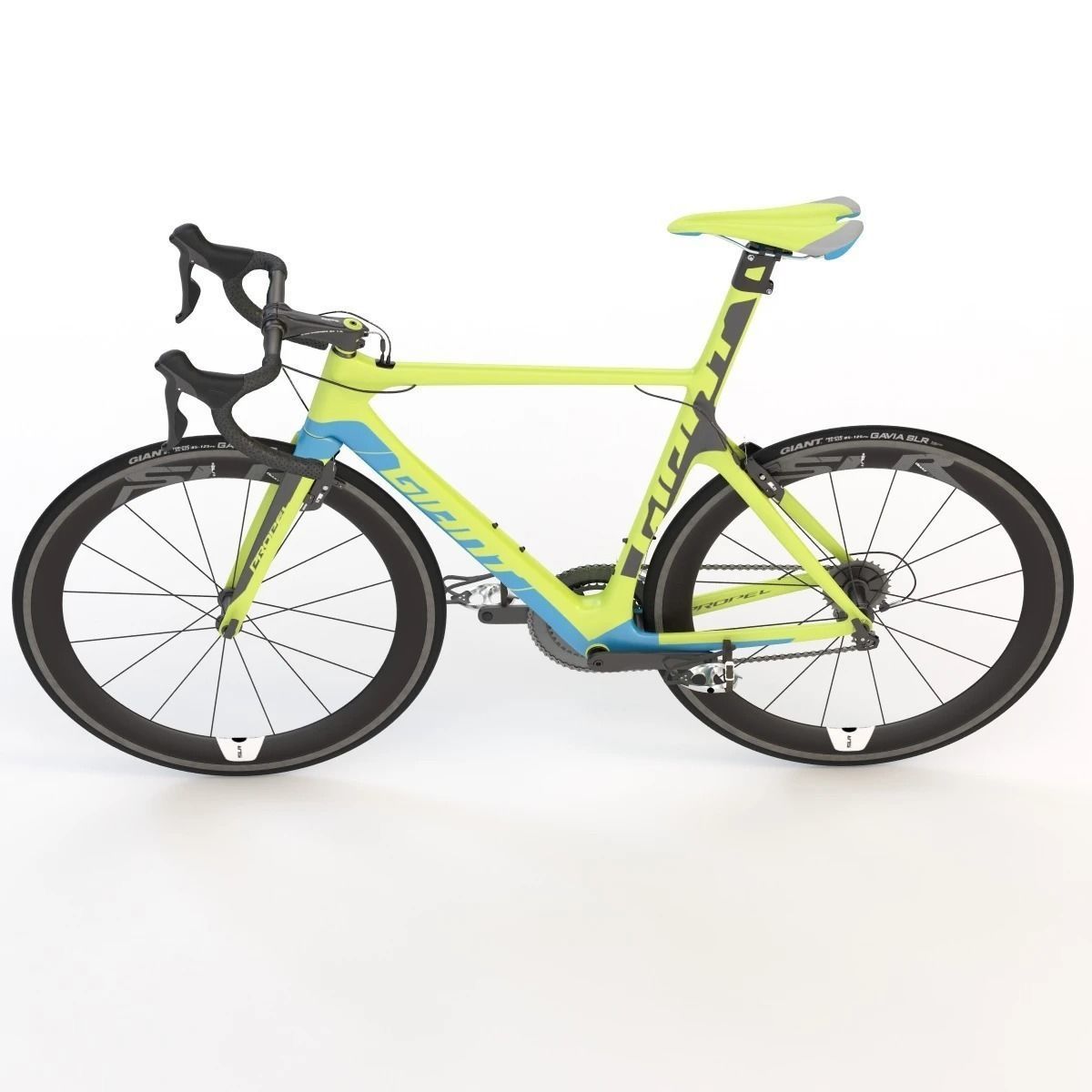 Giant Propel Advanced Sl-2 Green-Blue Sprinter Bicycle 3D model | CGTrader