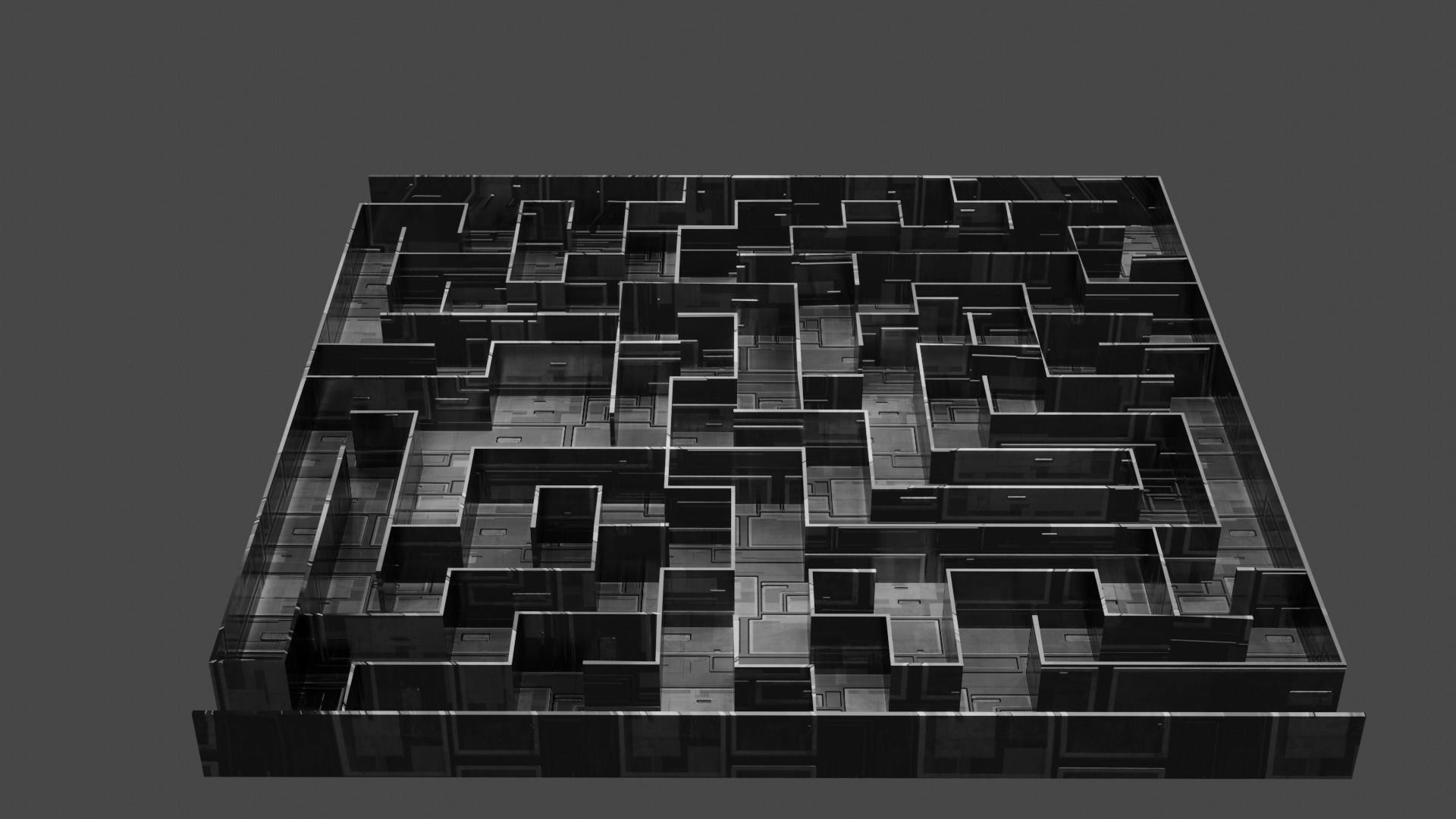 Sci fi Maze 3D model | CGTrader