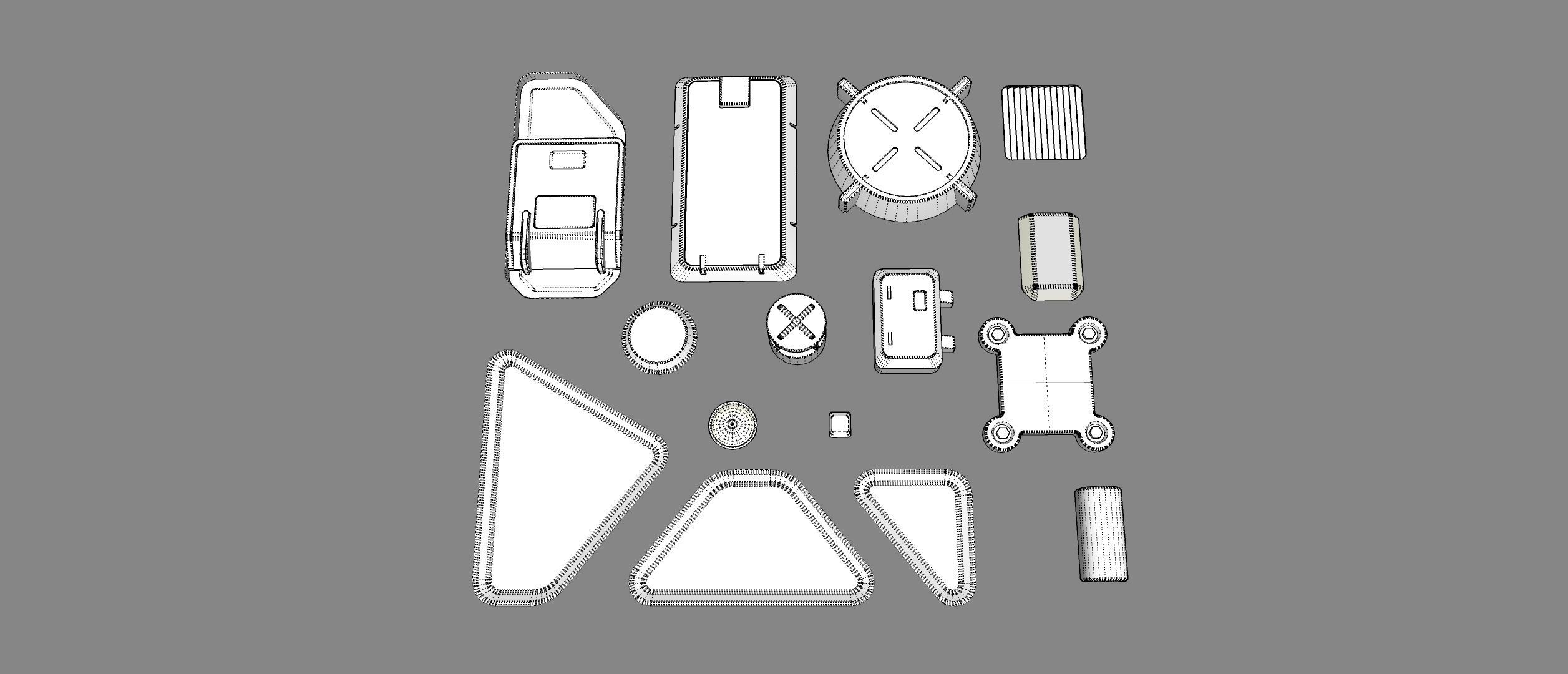 Sci fi trim sheets 1 3D model | CGTrader