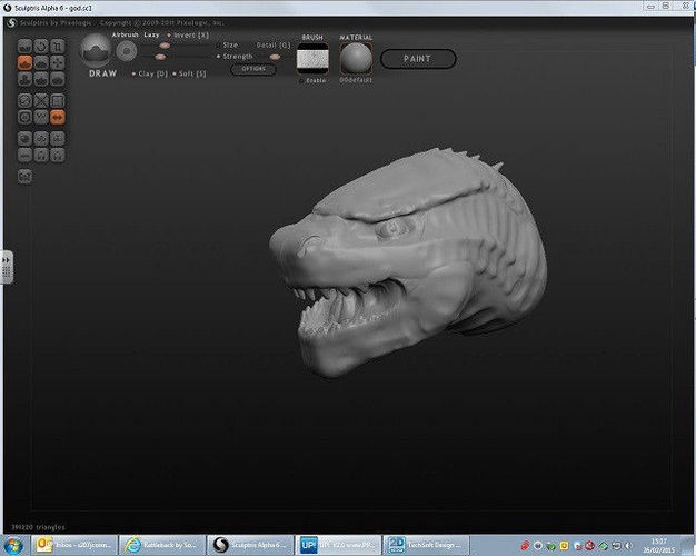 Godzilla Head free 3D Model OBJ STL | CGTrader.com