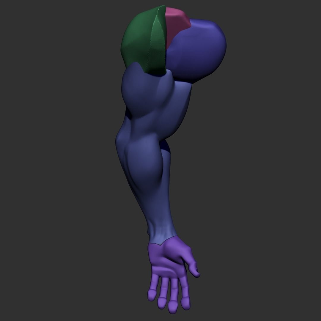 Stylized Arm 3D model | CGTrader