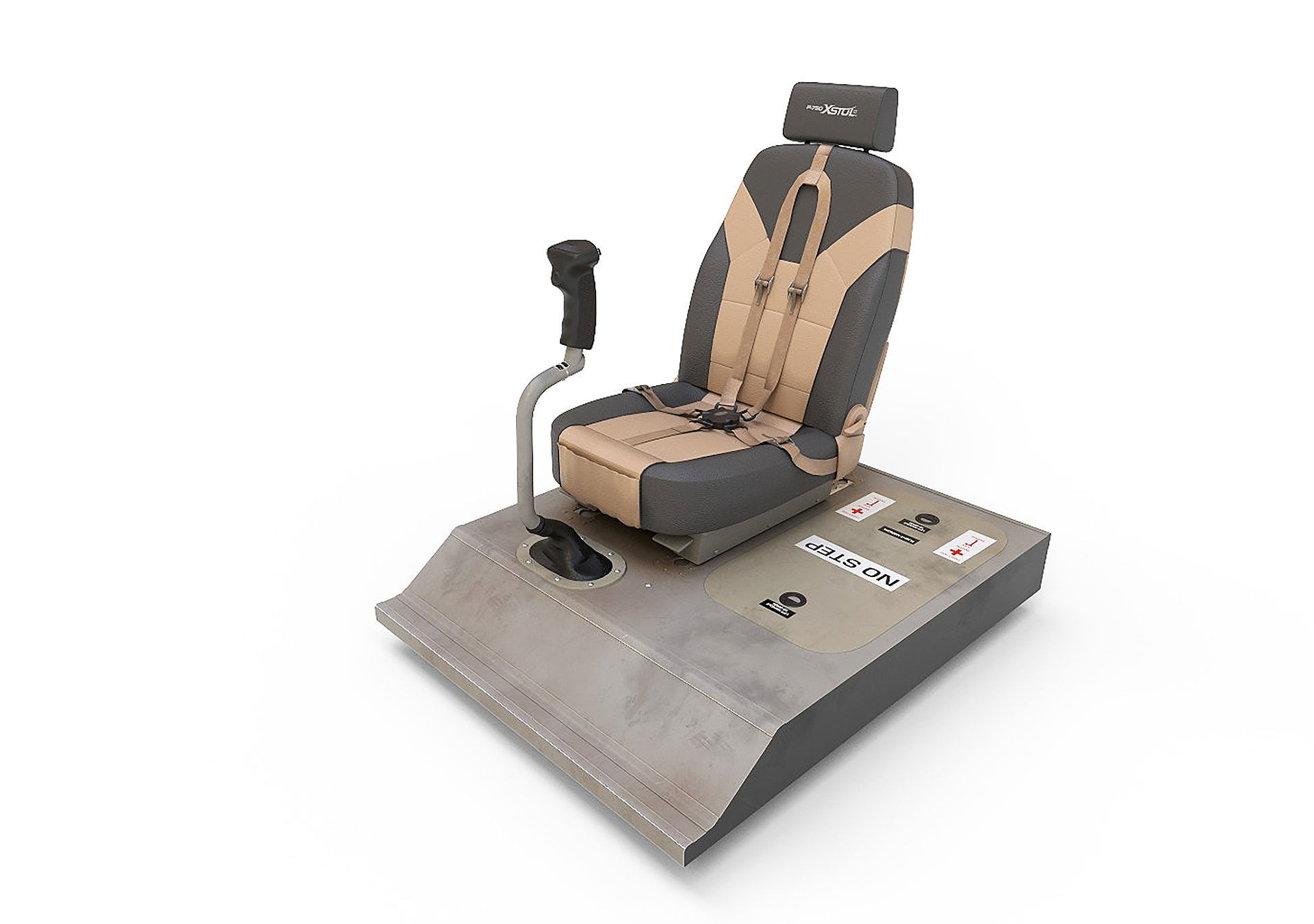 Pilot Seat 3D model | CGTrader