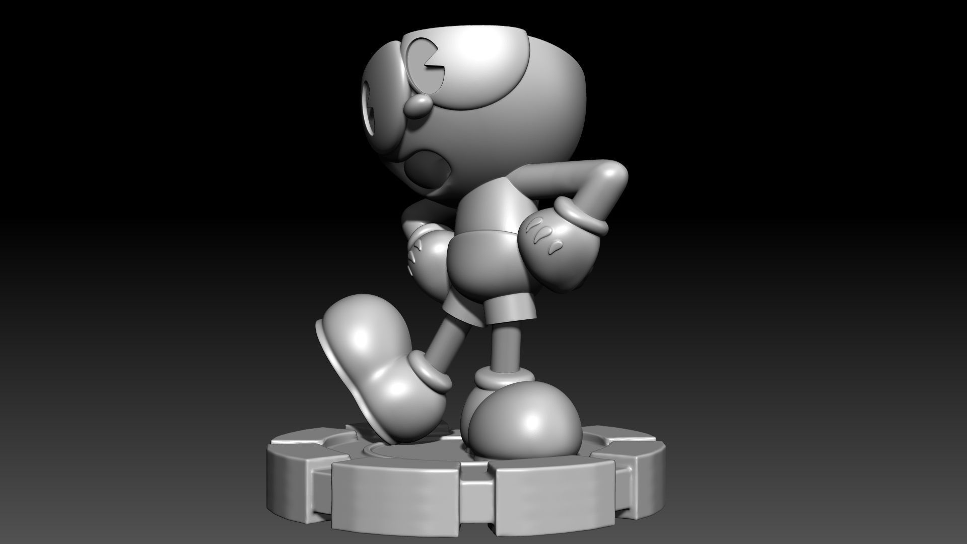 Cuphead 3D model 3D printable | CGTrader